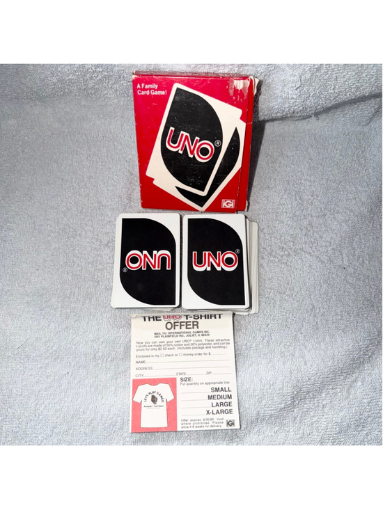International Games Inc | Toys | Vintage 979 Uno Playing Cards Original ...